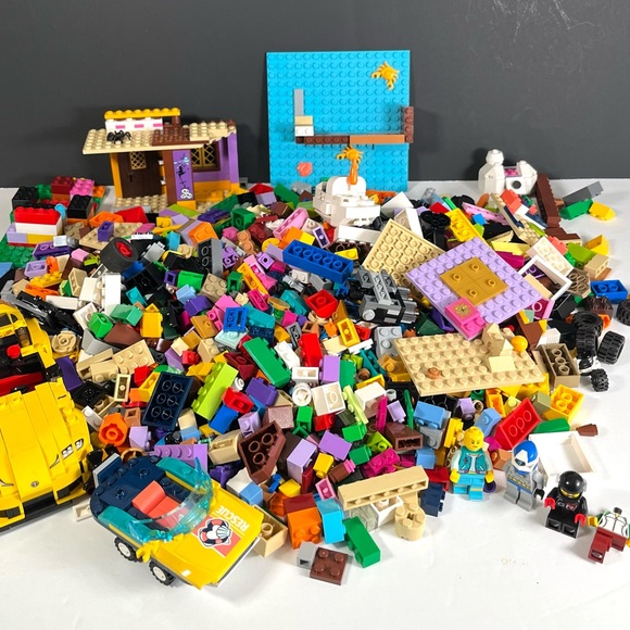 Toys | Colorful Building Blocks Pieces Bricks And Figurines | Poshmark